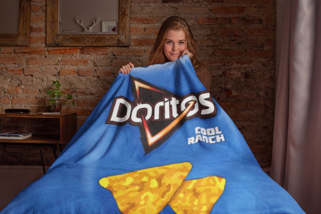 Blue Doritos Themed Soft Throw Blanket - Etsy