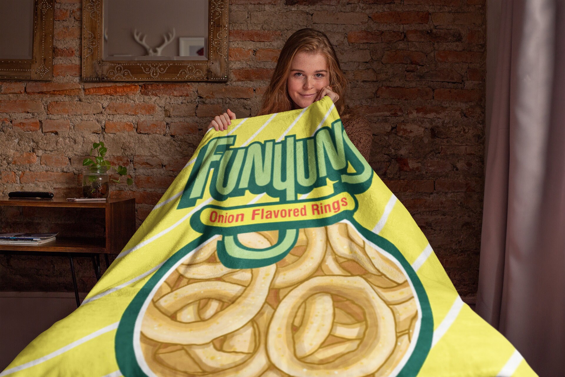 Funyuns Themed Soft Throw Blanket - Etsy