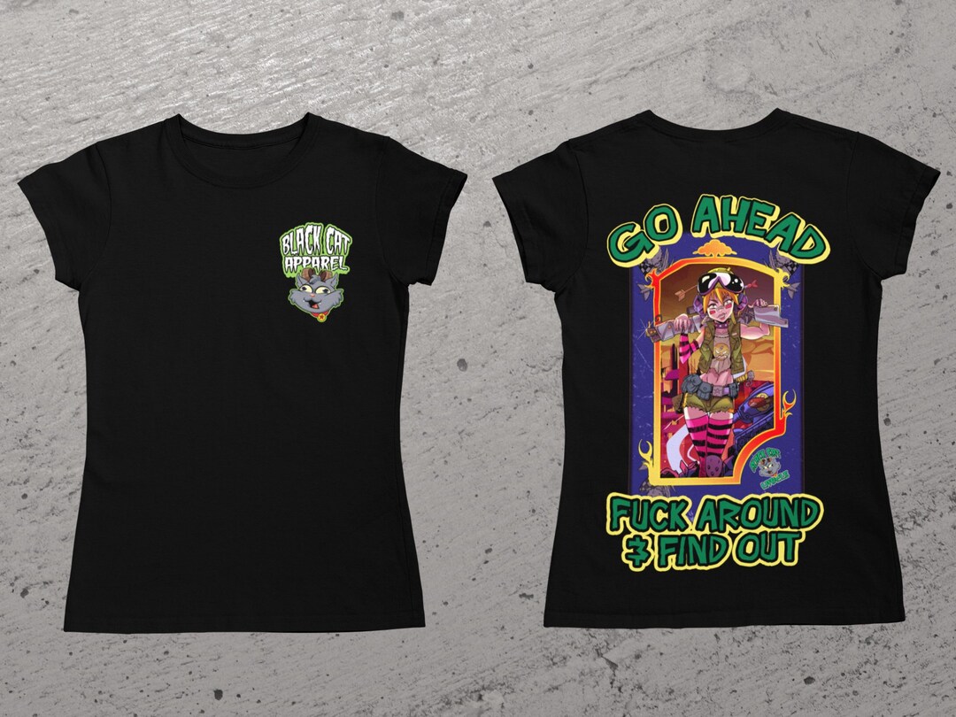 Fuck Around and Find Out Dolly She's a Badass Women's T-shirt by Black ...