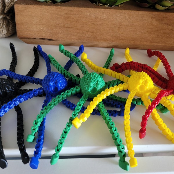 3d Printed Toys Fidget Spider - Etsy