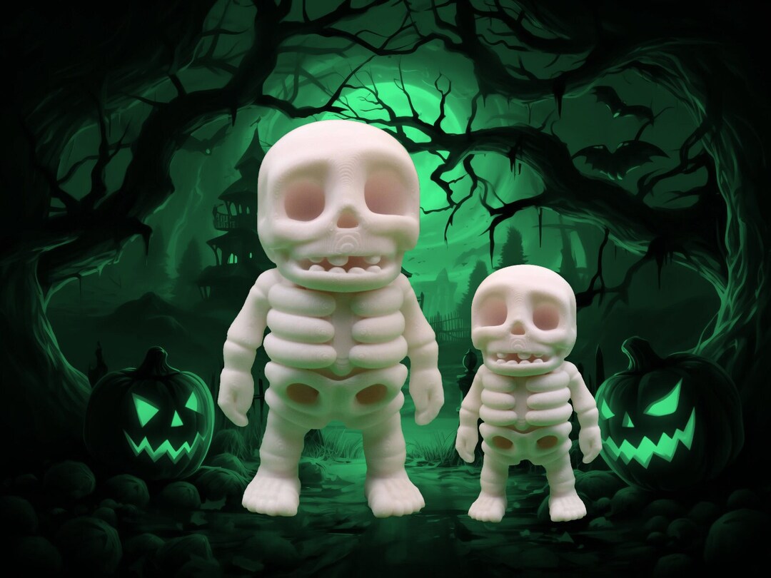 Zou Skeleton Halloween Decor Fidget Skelton Toy as Seen on Tiktok the ...