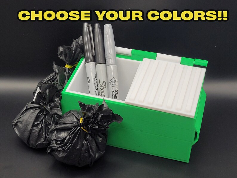 3D PRINTED MINI DUMPSTER Organizer Desk Storage Office - Etsy