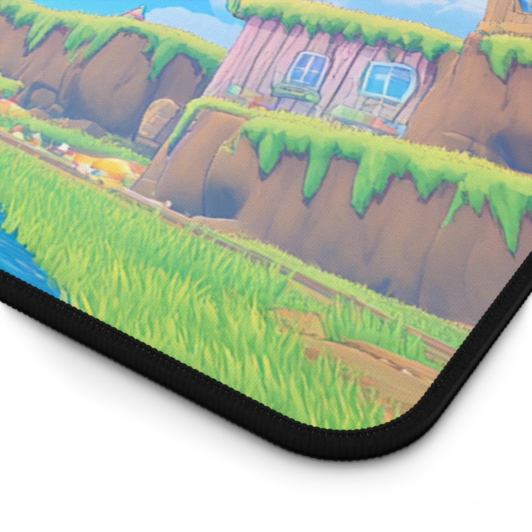 Kawaii Rainbow Slime Gaming Desk Mat, Cute Fantasy Mouse Pad for Gamers ...