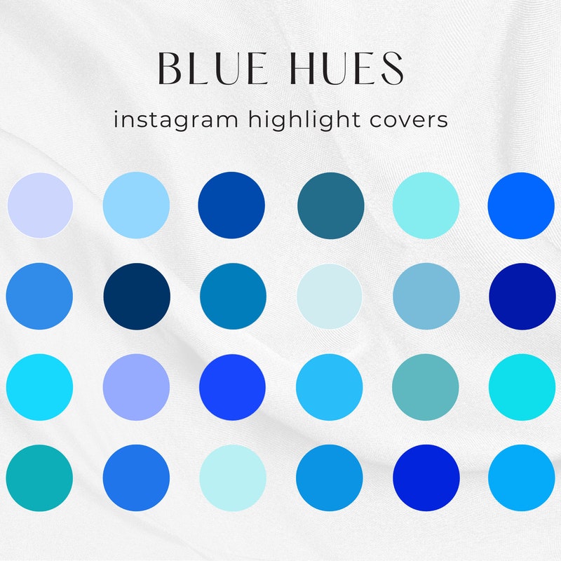 Blue Instagram Icons - Etsy