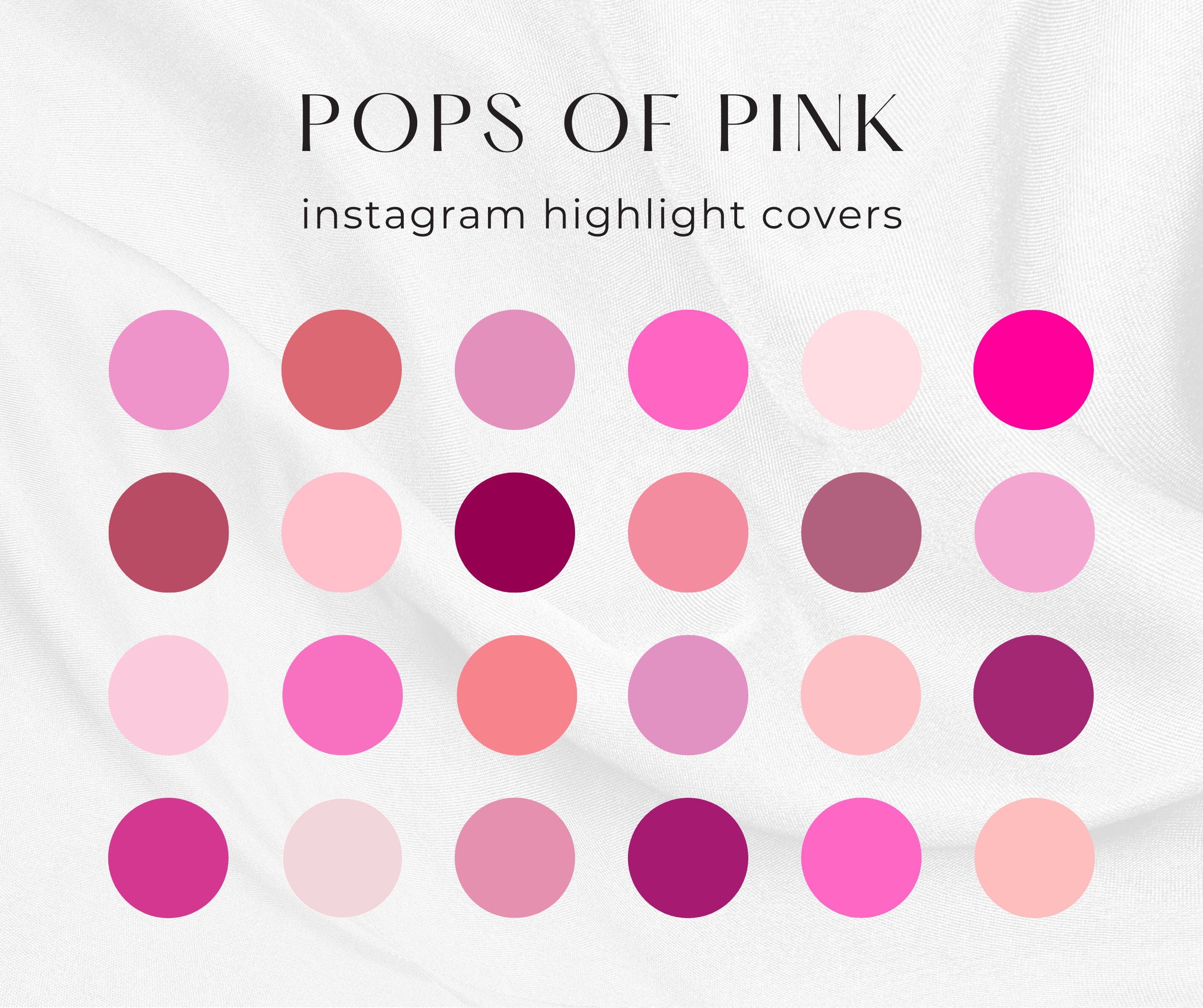 24 Pops of Pink Instagram Highlight Covers | Pink Insta Story | Shades ...