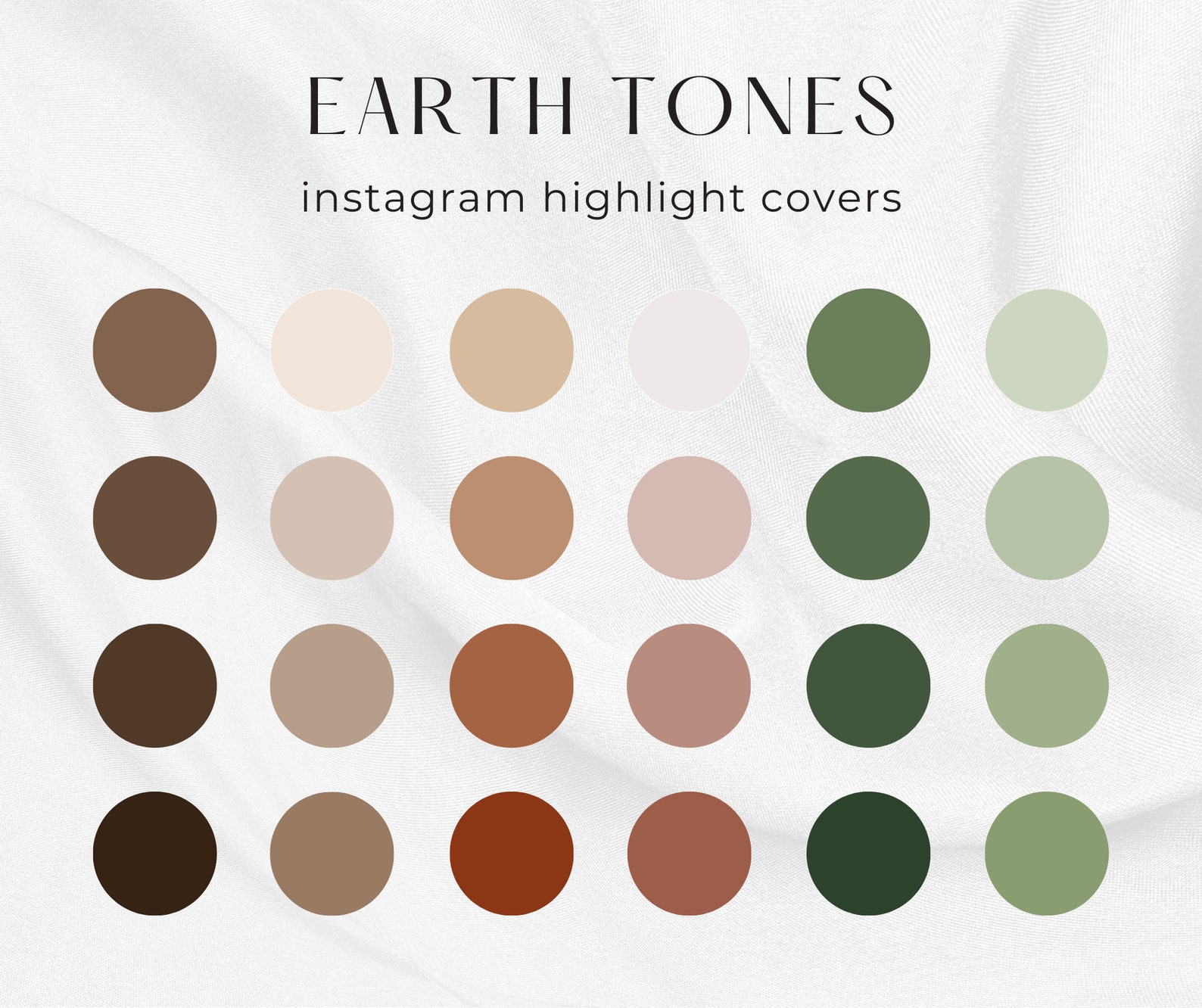 24 Earth Tones Instagram Highlight Covers | Earthy Neutral Insta Story ...