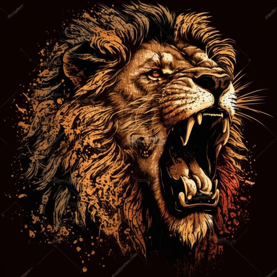 Roar Lion Clipart Image