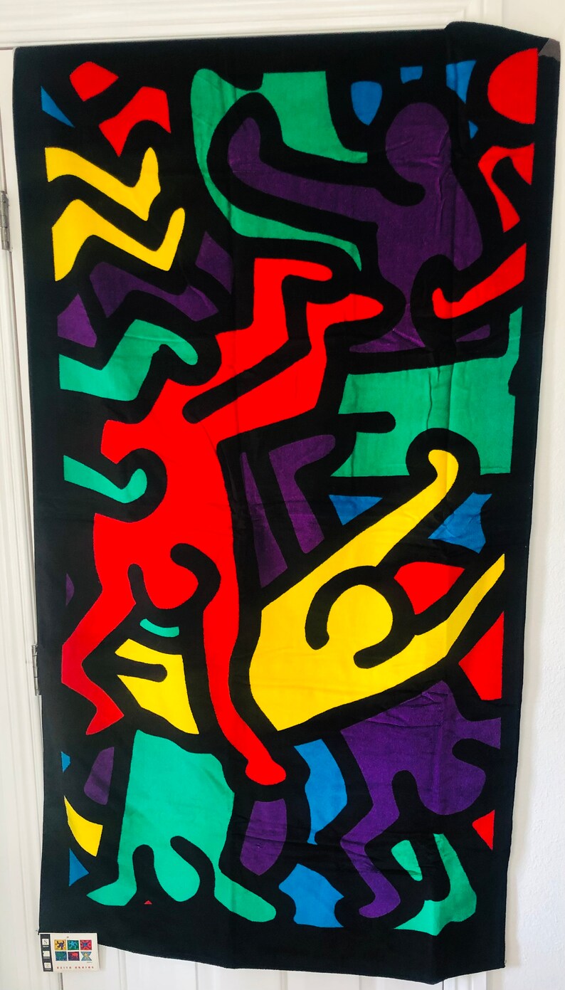 Keith Haring Beach Towel - Etsy