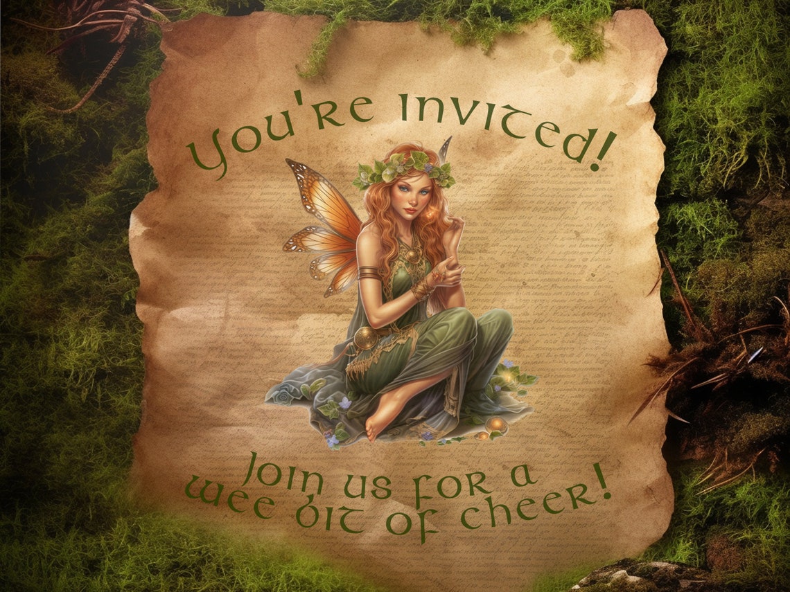 Celtic Fairies Clipart Fantasy Fairy Celtic Goddess Clipart Pagan Irish ...