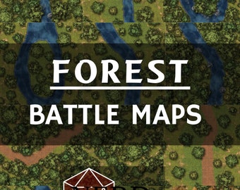 Battle Map Pack Swamp Bundle, Dungeons and Dragons, Pathfinder 2e, Roll ...