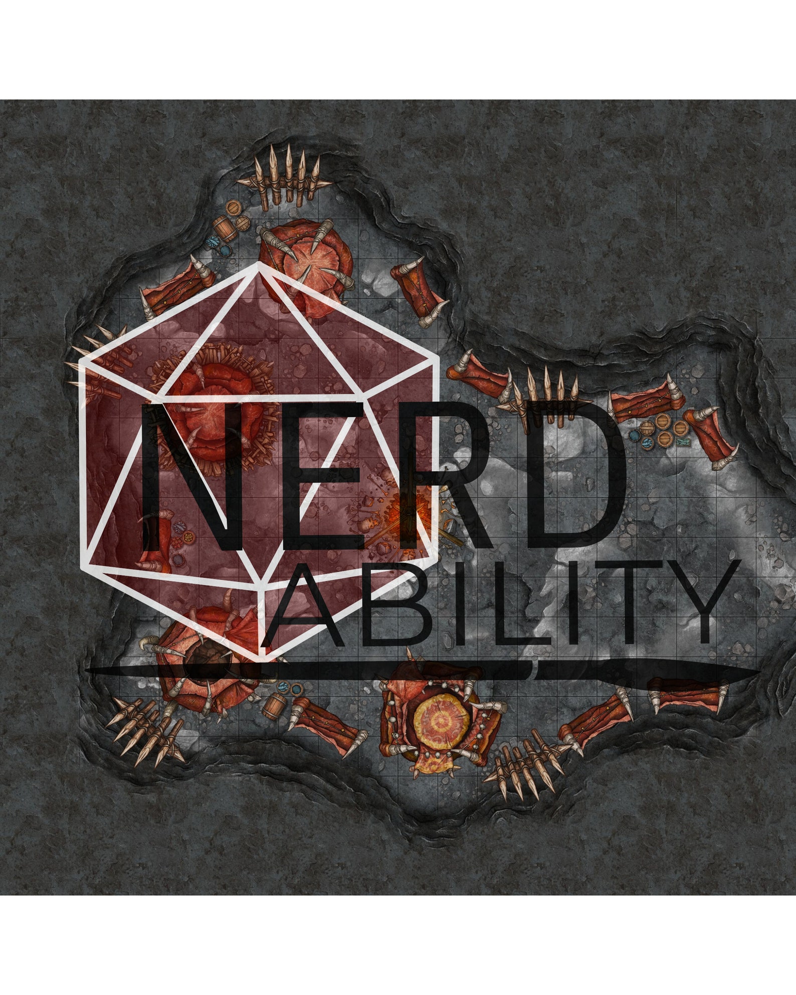 Battle Map Pack Cave Bundle, Dungeons and Dragons, Pathfinder 2e, Roll ...