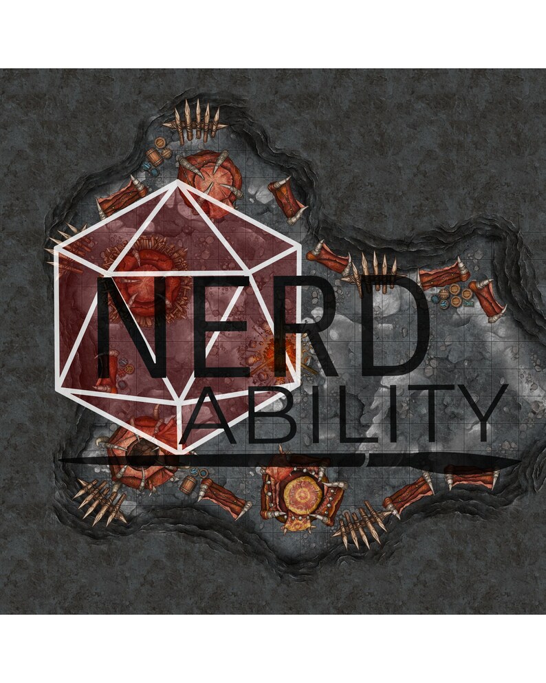 Battle Map Pack Cave Bundle, Dungeons and Dragons, Pathfinder 2e, Roll ...