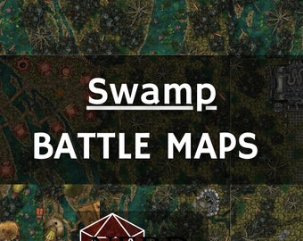 Battle Map Pack Cave Bundle, Dungeons and Dragons, Pathfinder 2e, Roll ...