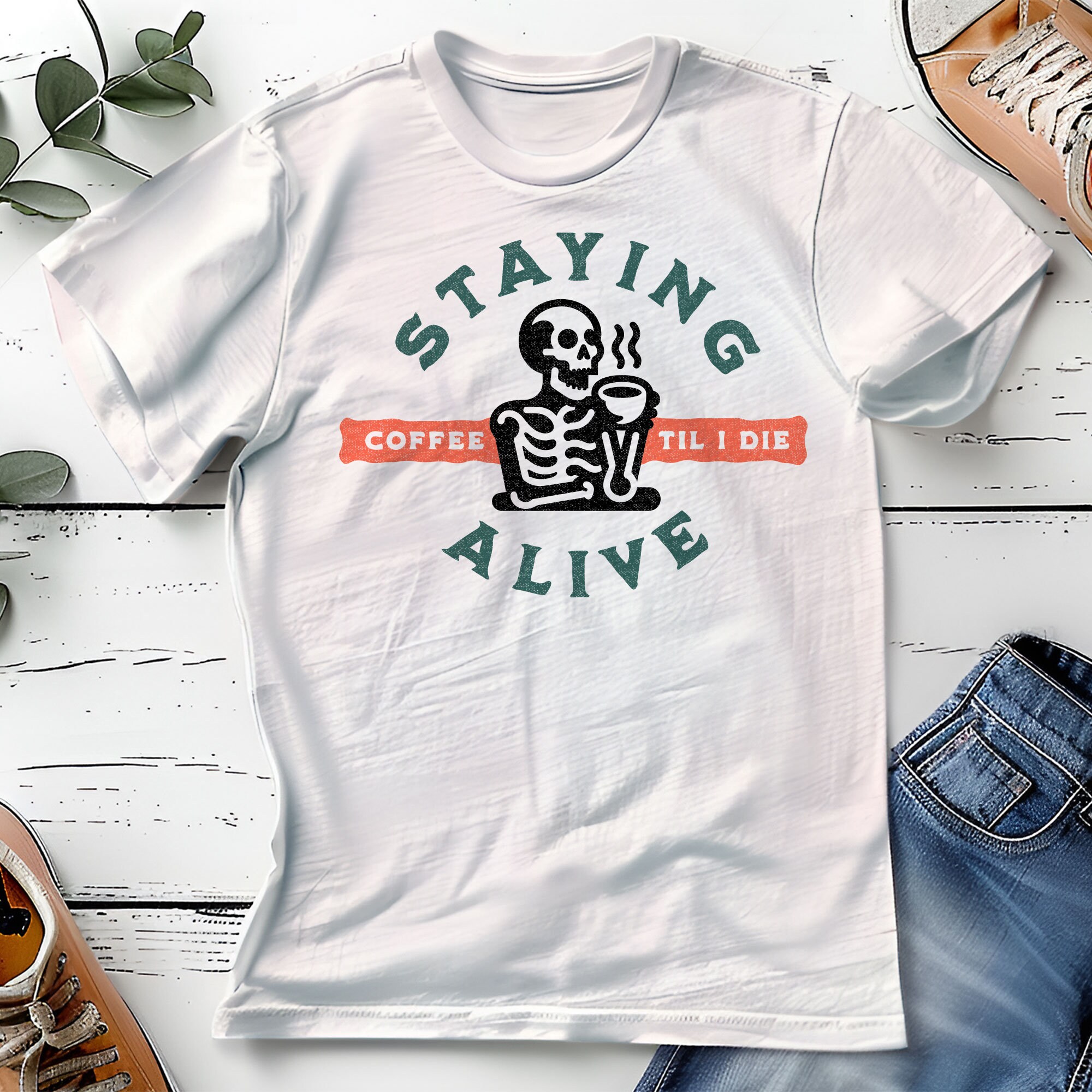 Staying Alive Skeleton Graphic - Fun PNG Download for Creative Projects ...
