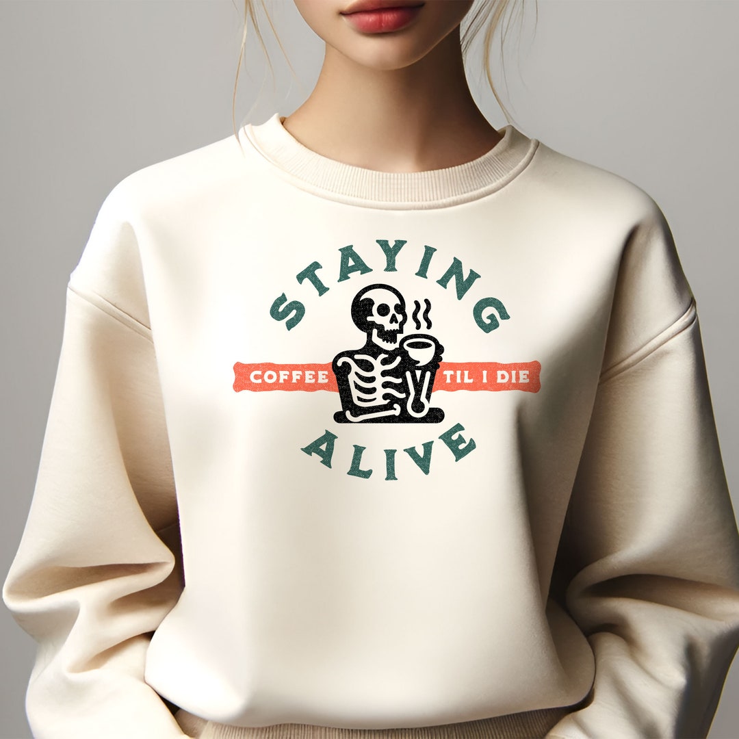 Staying Alive Skeleton Graphic - Fun PNG Download for Creative Projects ...
