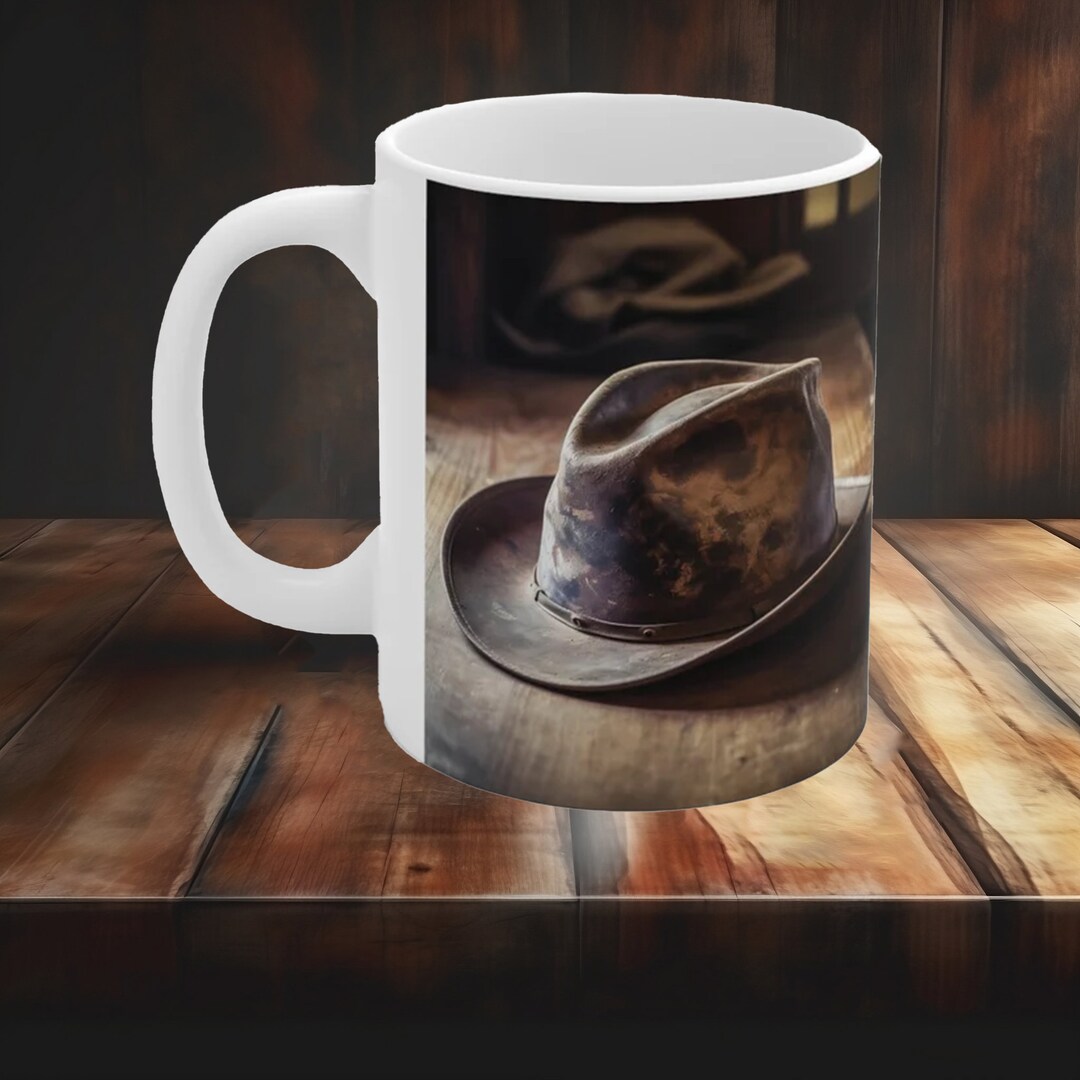 Cowboy Hat 11oz Ceramic Mug Coffee or Tea Cup Cowboy Hat - Etsy