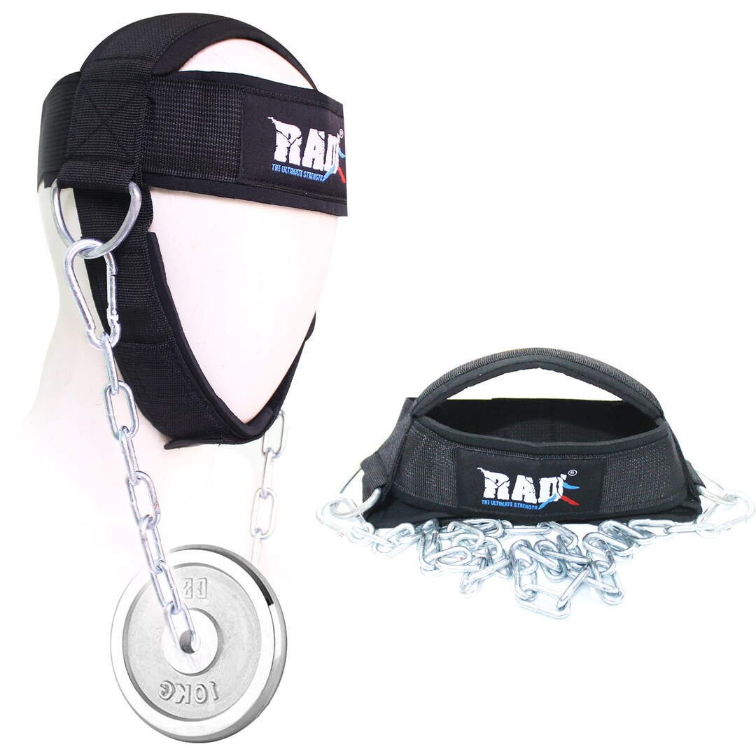 Neck Harness for Weight Training, Head Exerciser, Home Gym Neck Trainer ...