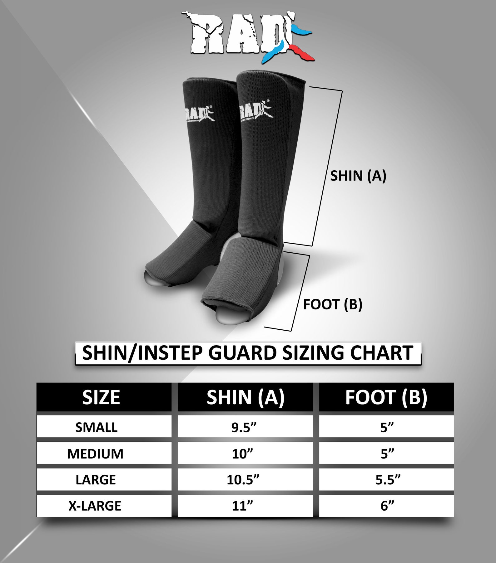 RAD MMA Kickboxing Shin Guard, Shin Instep Protection Gear - Etsy