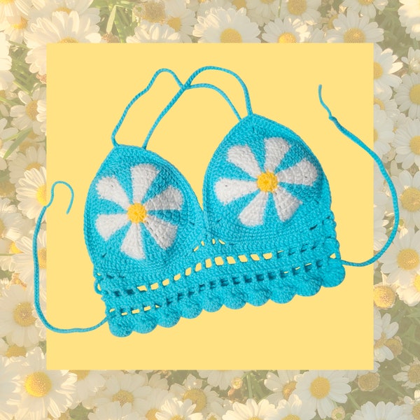 Crochet Daisy Top - Etsy