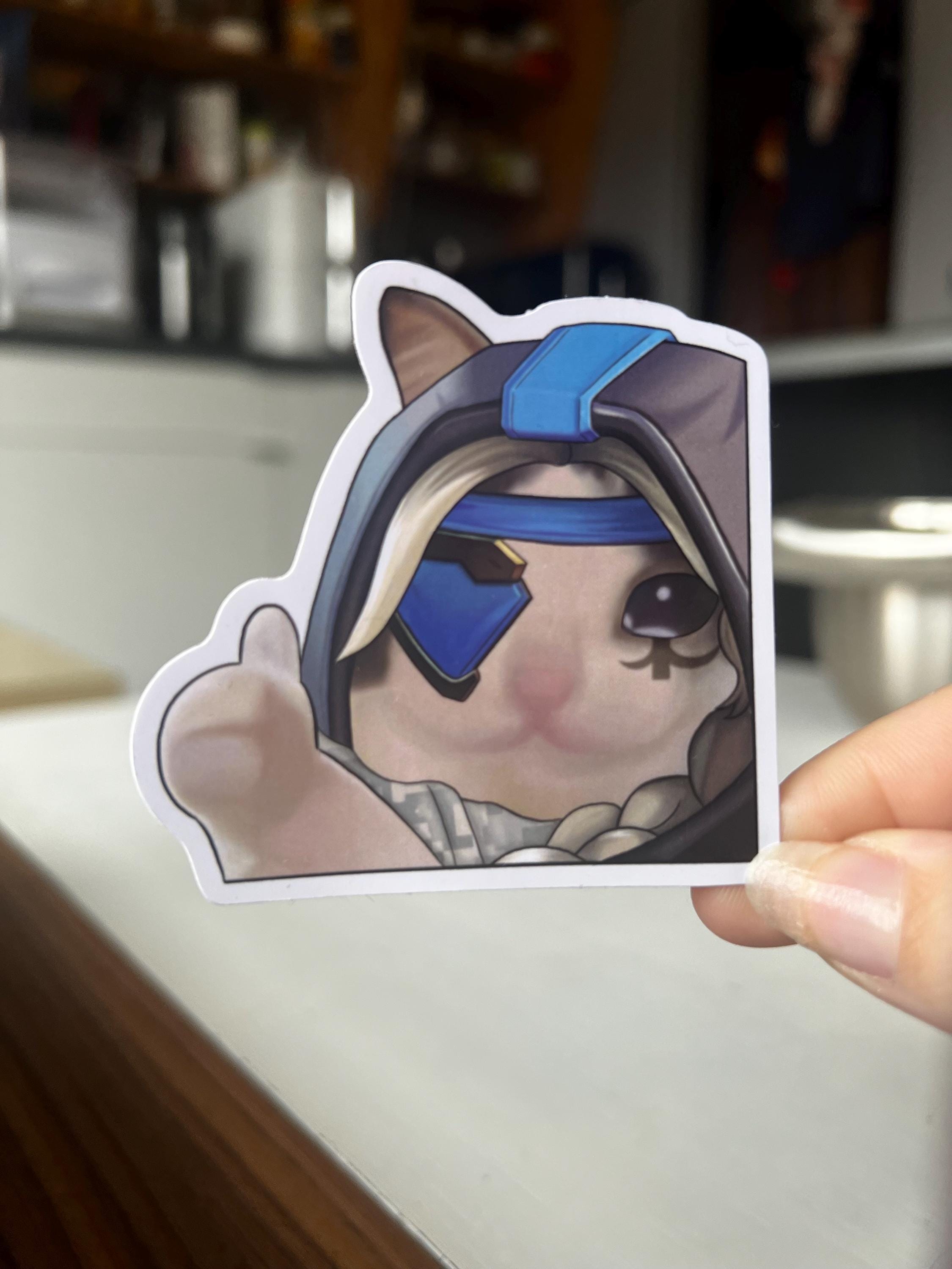 Overwatch 2 X Meme Cat - Vinyl Stickers - Etsy
