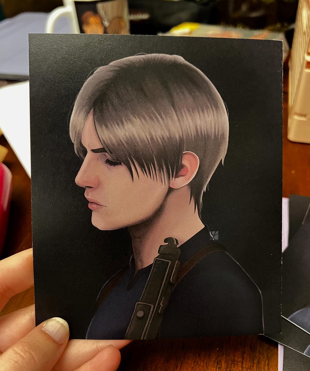 Leon S. Kennedy / Resident Evil 4 Art Print - 12.5 X 15 Cm - Etsy