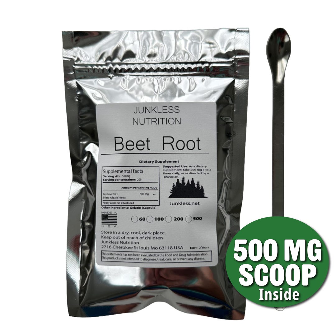 100% Pure Beetroot Powder Extract 10:1 Natural Nitrates Powder ...