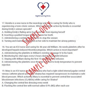 Next Generation NCLEX NGN | Practice Questions | Answers & Rationale ...