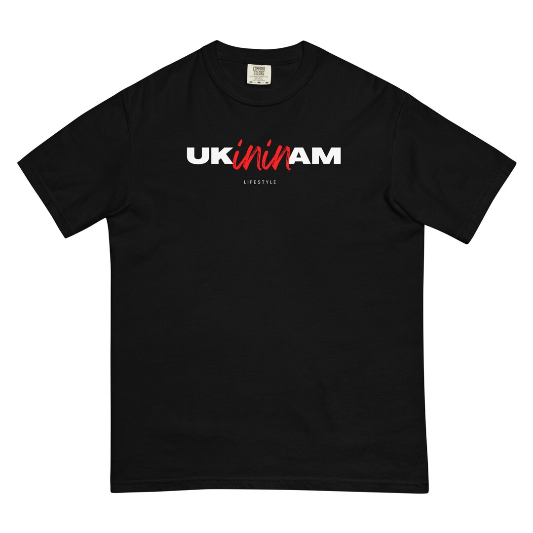 Ukininam Men’s Garment-dyed Heavyweight T-shirt - Etsy