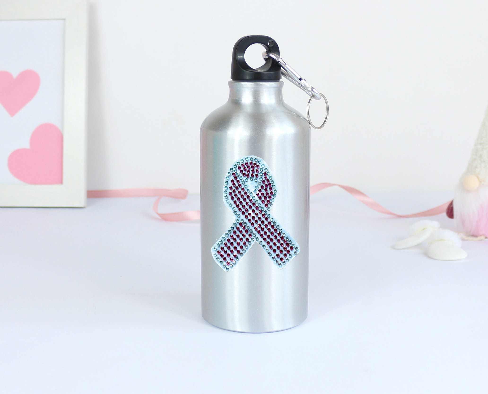 Rhinestone Breast Cancer Awareness Decal Rhinestone Car Decal Bling Car ...