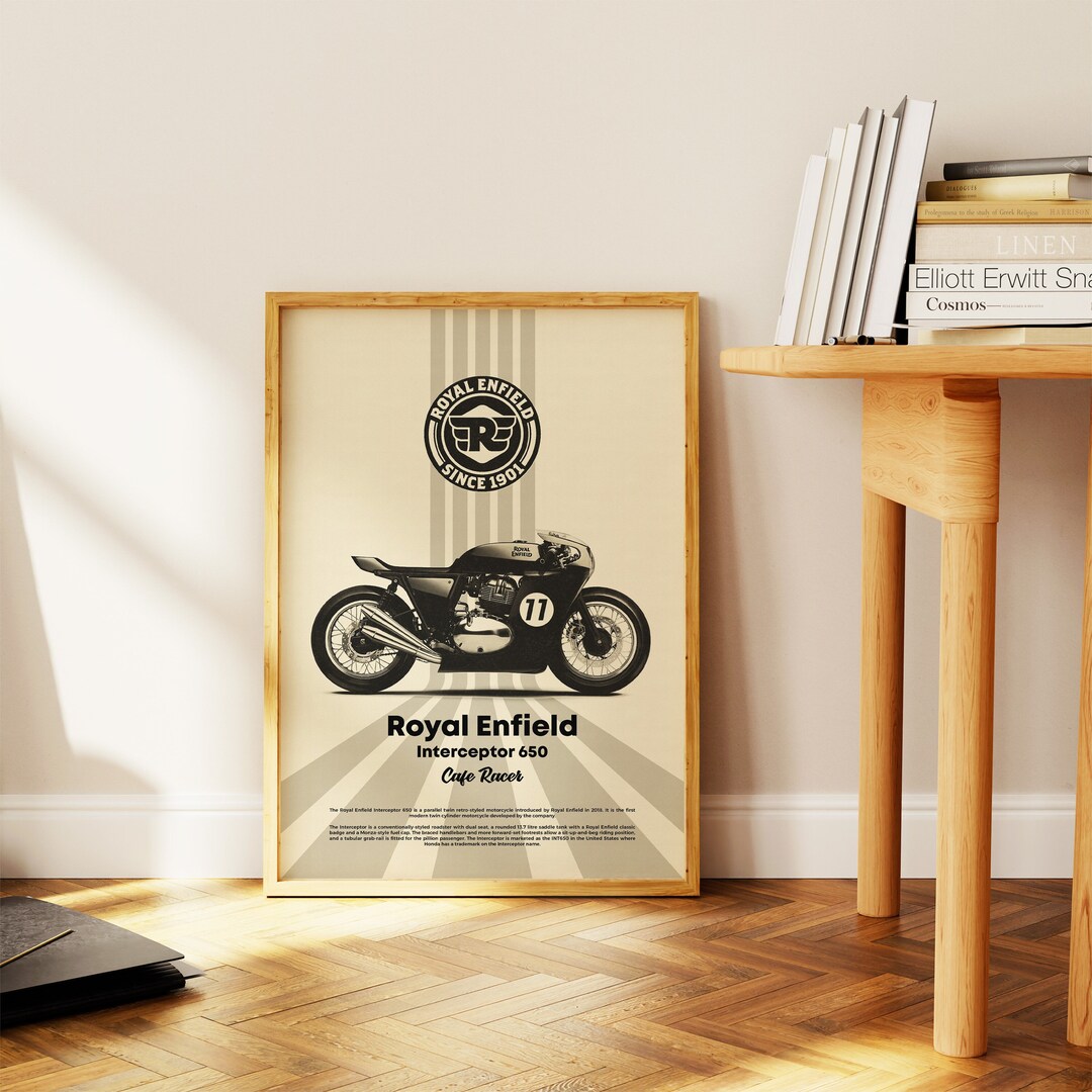 Royal Enfield Interceptor 650, Vintage Café Racer Motorcycle, Racing ...