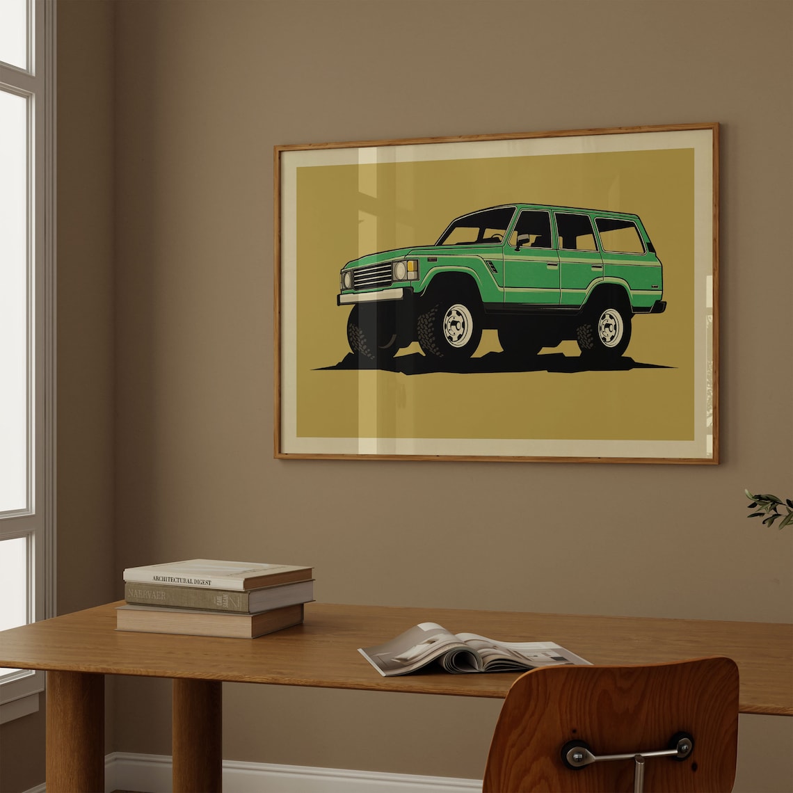 Retro 4x4 Art Poster Off-road 4x4 Vintage Wall Art Offroad Vehicle ...