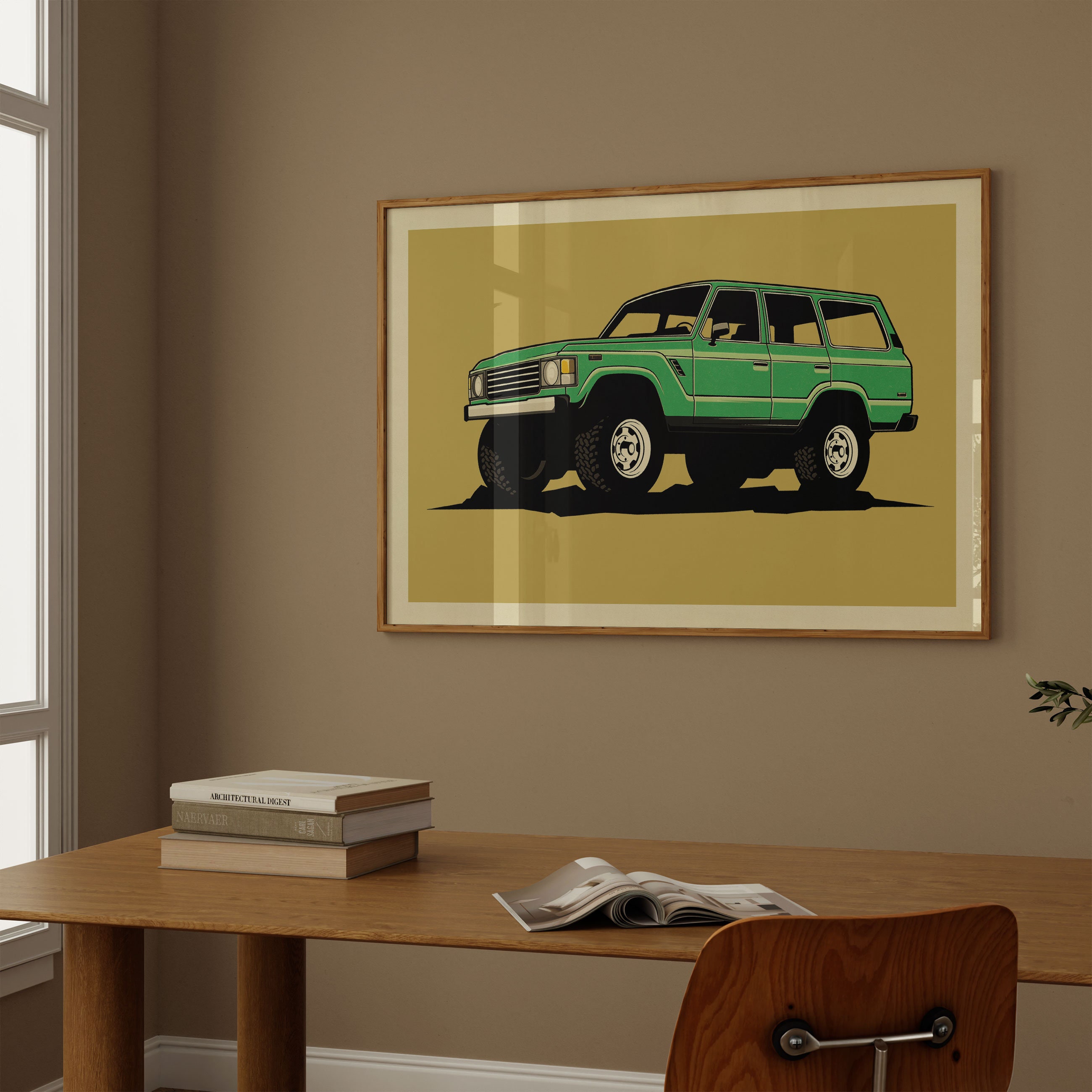 Retro 4x4 Art Poster Off-road 4x4 Vintage Wall Art Offroad Vehicle ...