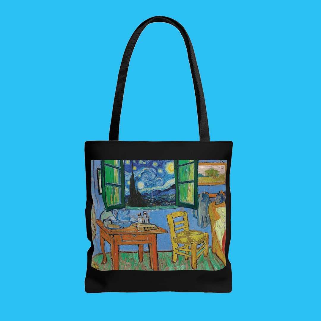 Tote Bag Vincent Van Gogh Starry Night Collage - Etsy