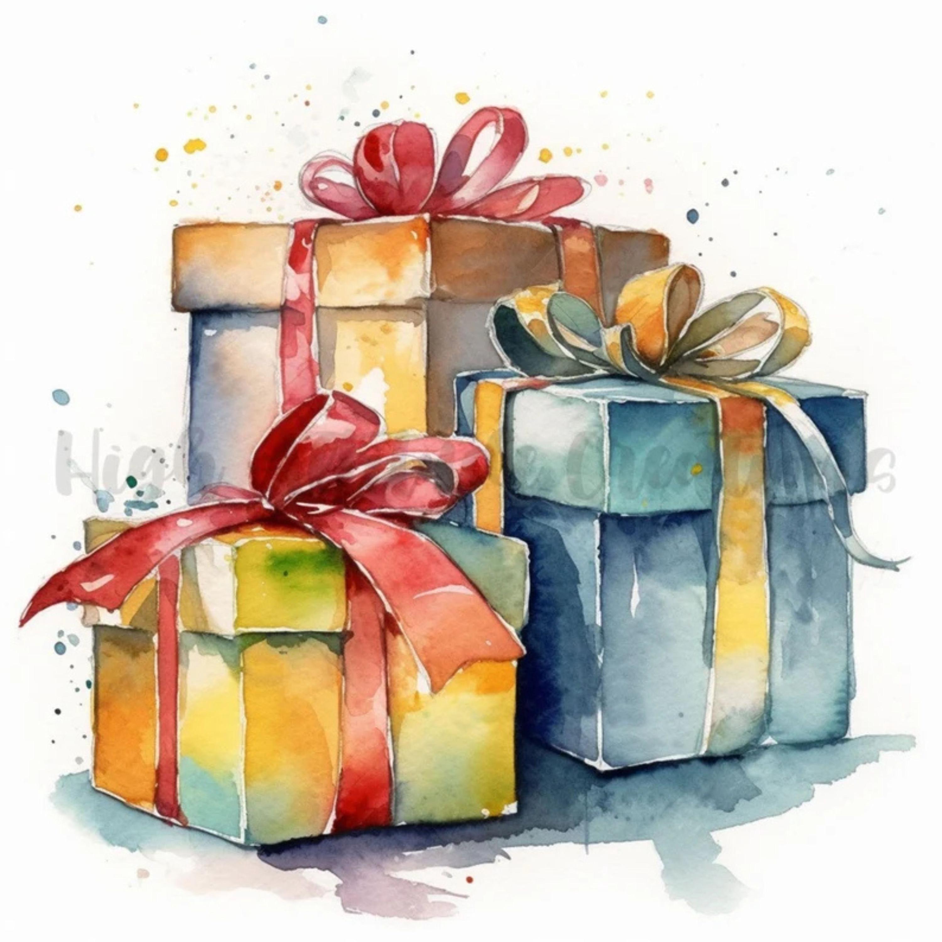 Christmas Watercolor Clipart Bundle | Digital Download Christmas Pack ...