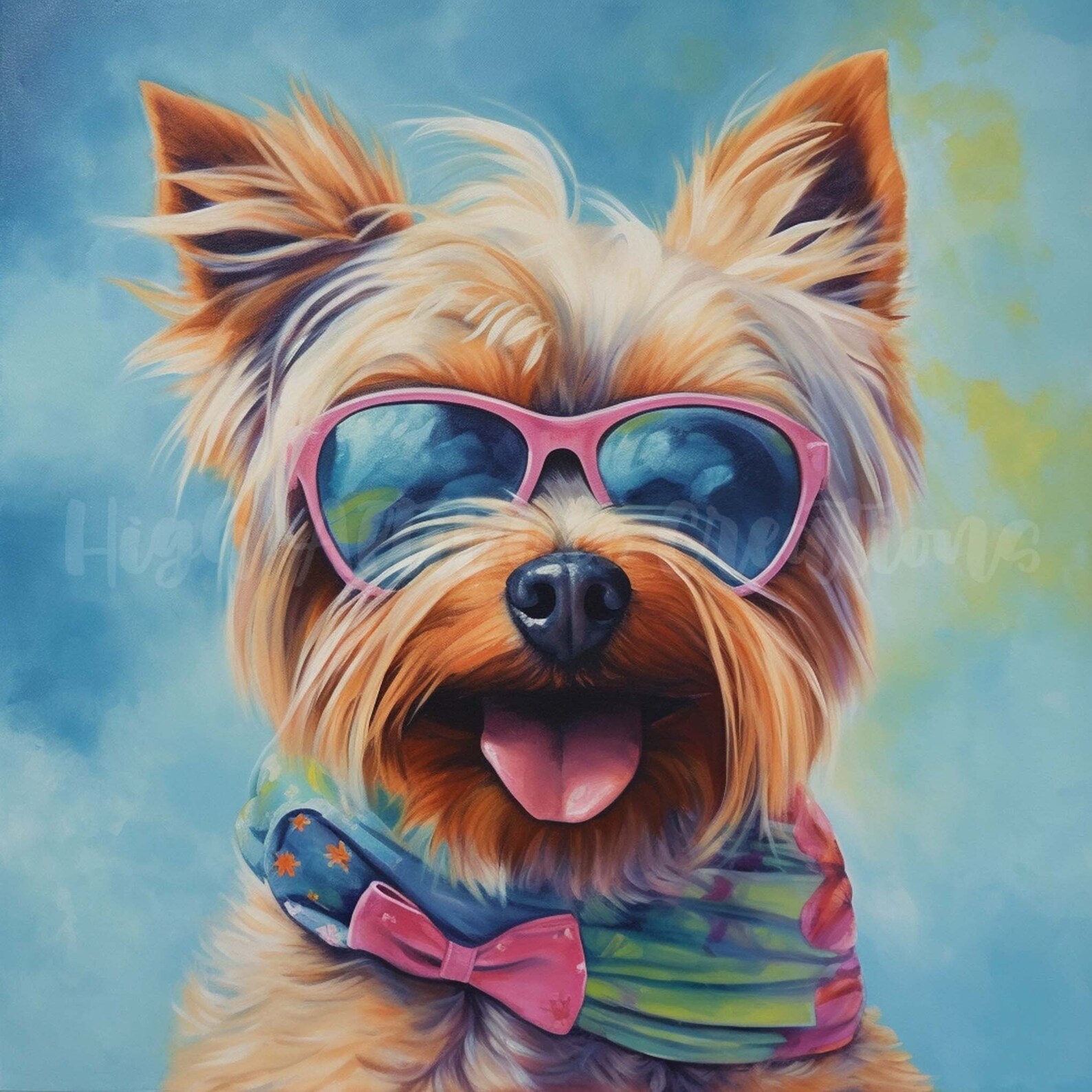Funny Dogs of Summer Clipart - 12 High-quality Jpgs | Digital Print ...
