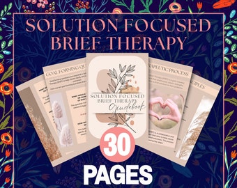 Solution Focused Brief Therapy Guide, Cheat Sheet for Therapists and ...