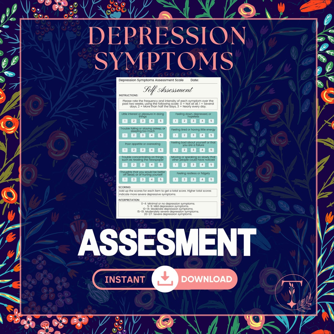 Depression Symptoms Self Assessment Scale Tool Shed Light on Your ...