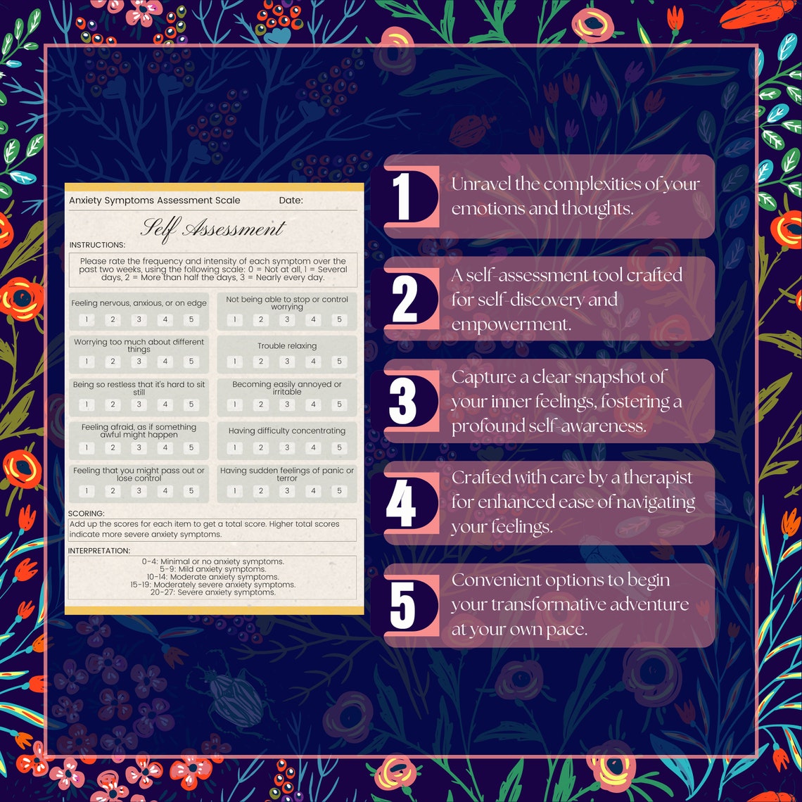 Anxiety Symptoms Self Assessment Scale Screening Tool for Anxiety ...