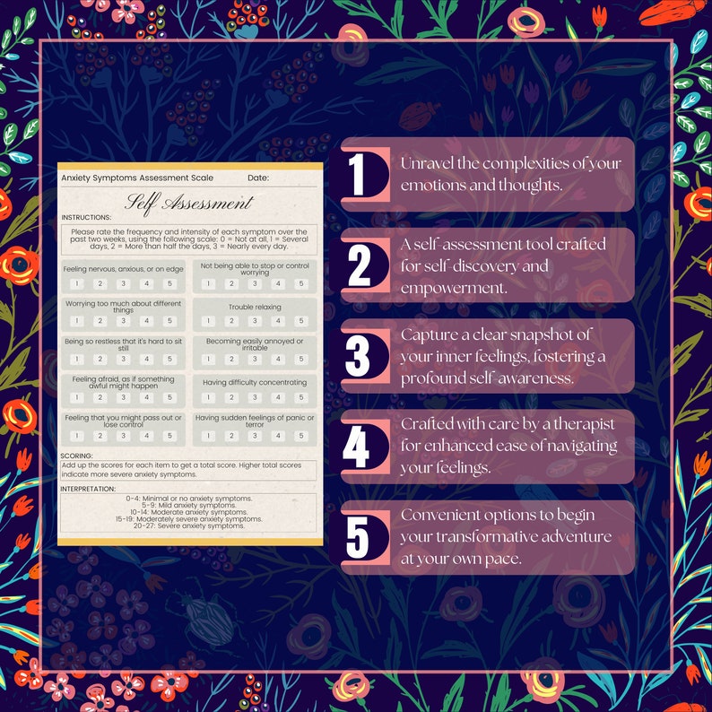 Anxiety Symptoms Self Assessment Scale Screening Tool for Anxiety ...