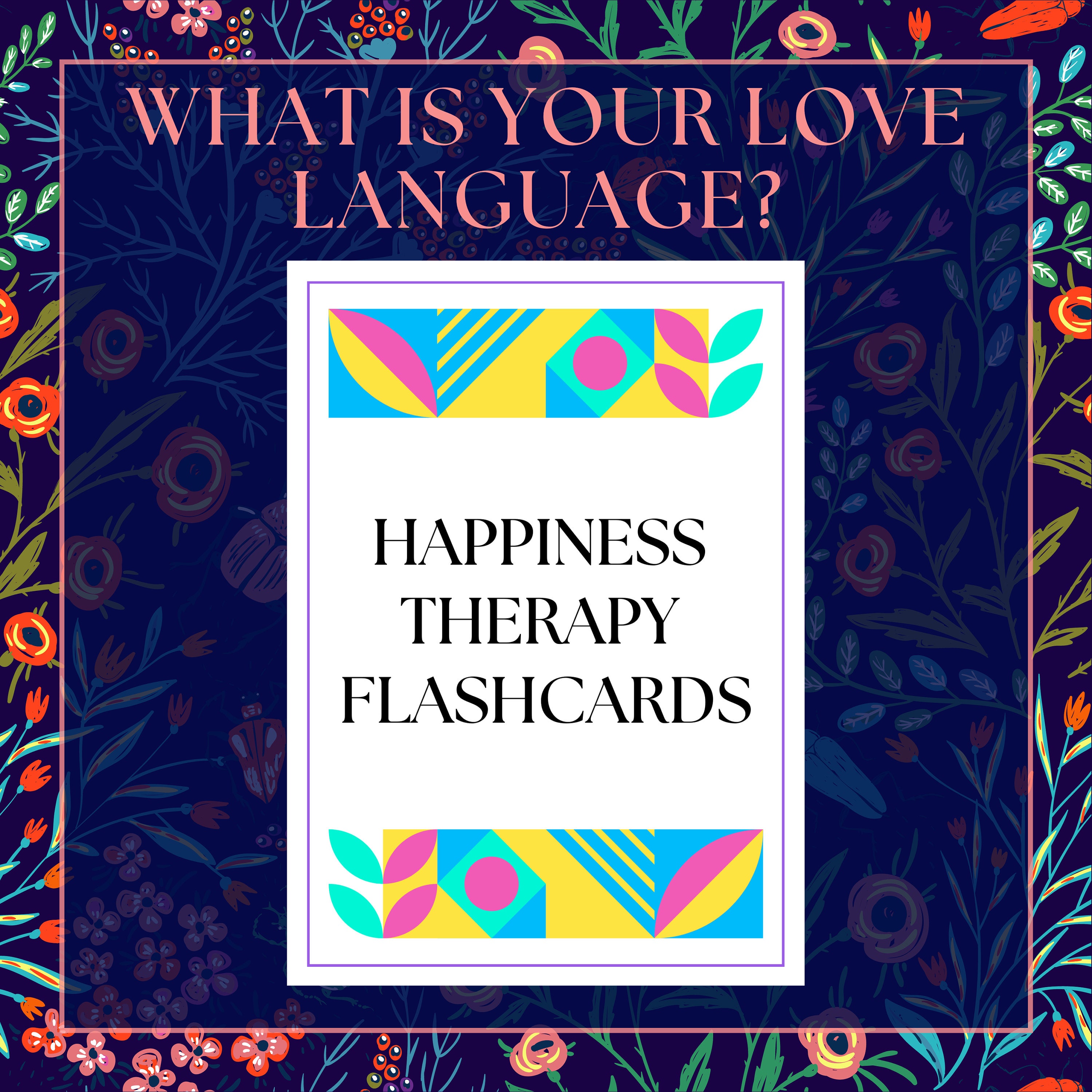 Happiness Therapy Flashcards - Set of 50 Uplifting Questions to Ask ...
