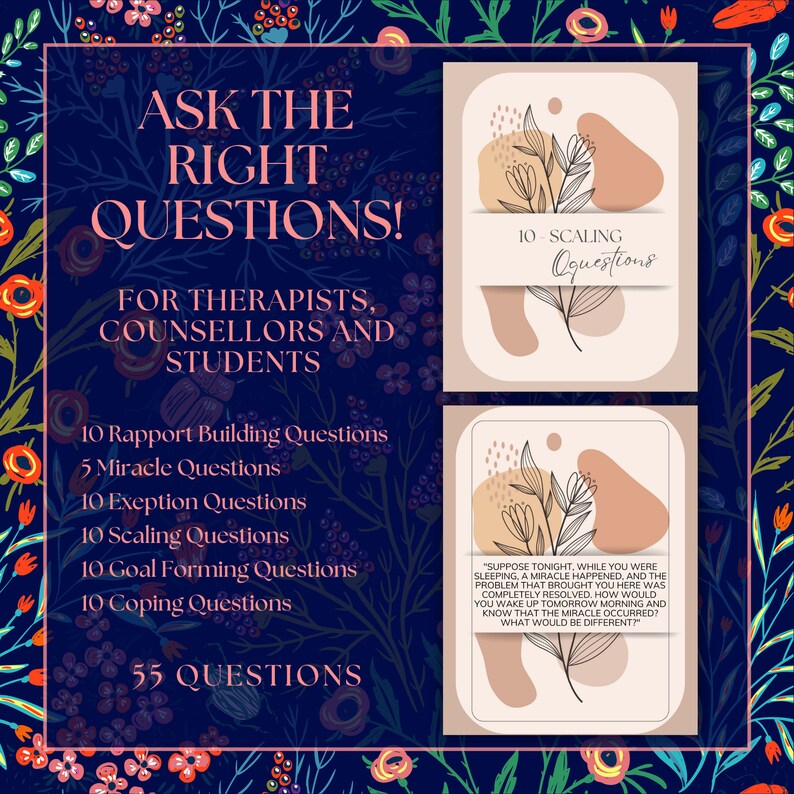 A Comprehensive Guide to Solution-focused Therapy 55 Key Questions for ...