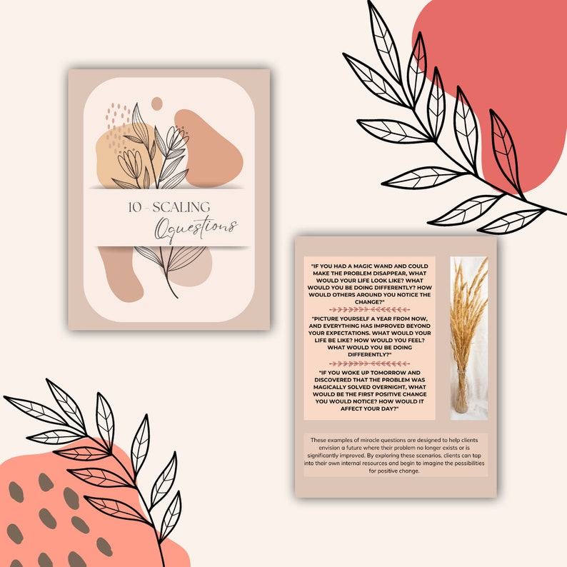 Solution Focused Brief Therapy Guide Cheat Sheet for - Etsy