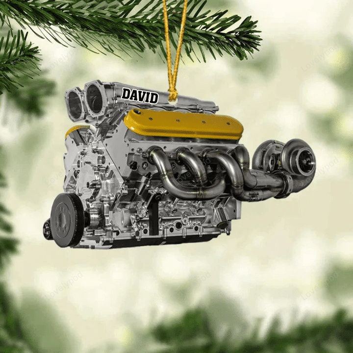 Drag Racing Hot Rod V8 Engine Custom Drag Racing Ornament - Etsy