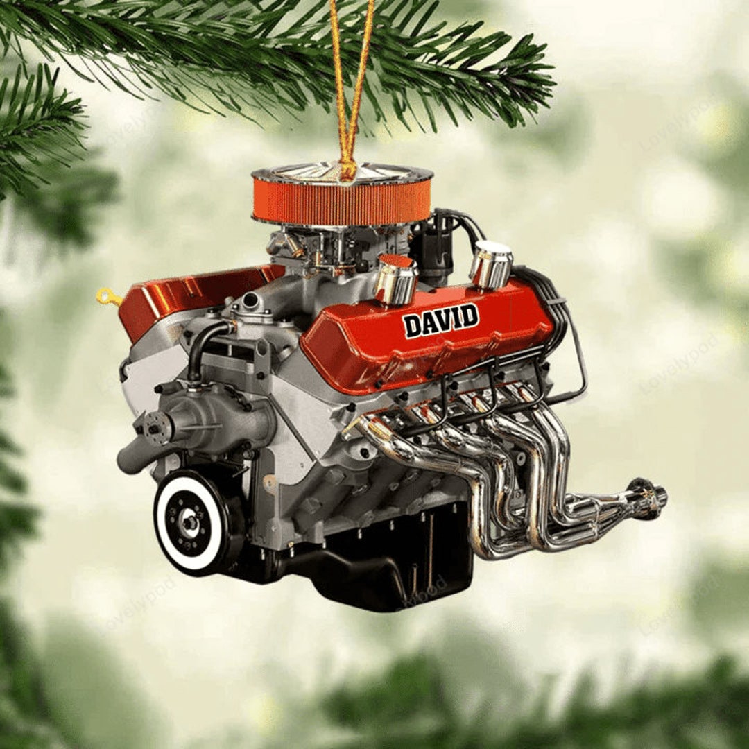 Drag Racing Hot Rod V8 Engine Custom Drag Racing Ornament - Etsy UK