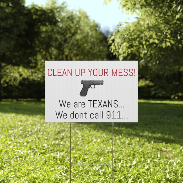 Clean up Mess Sign - Etsy