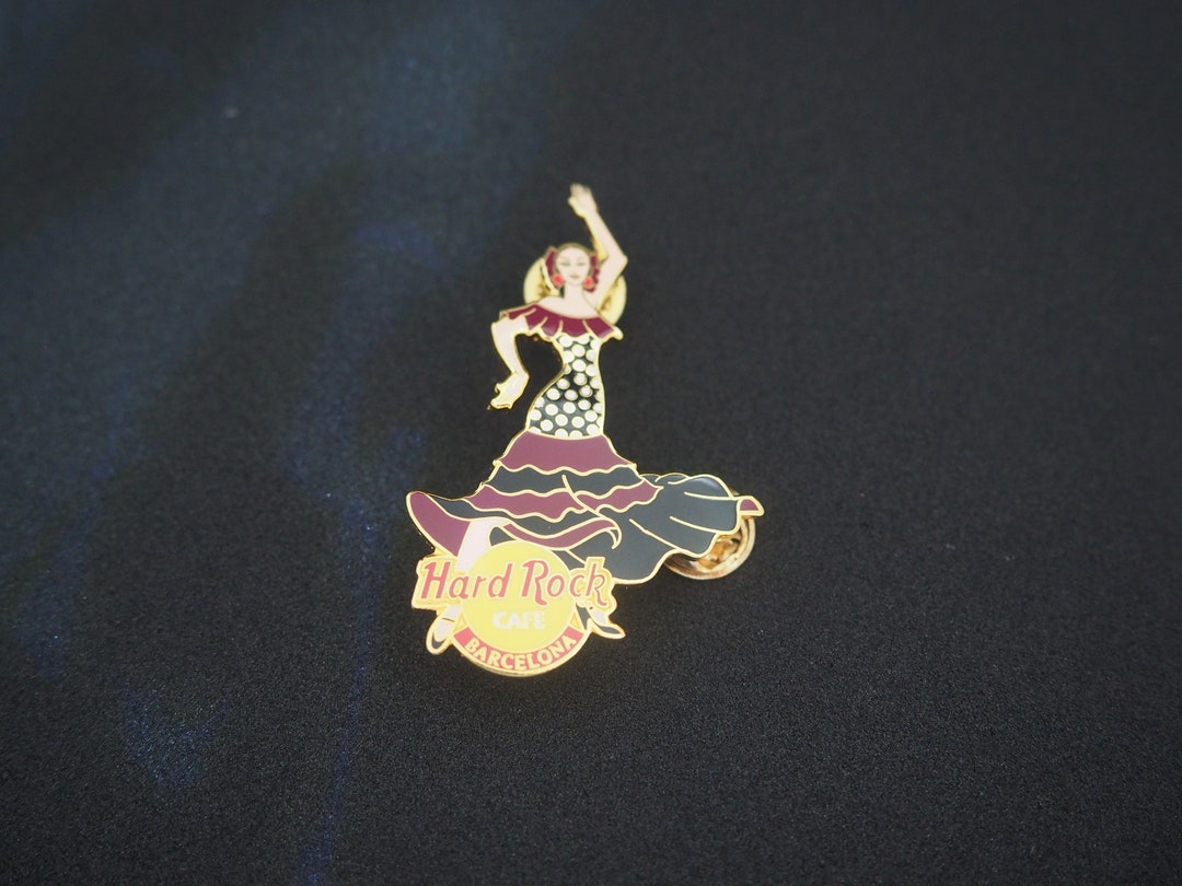 Hard Rock Barcelona Flamenco Dancer Pin - Etsy
