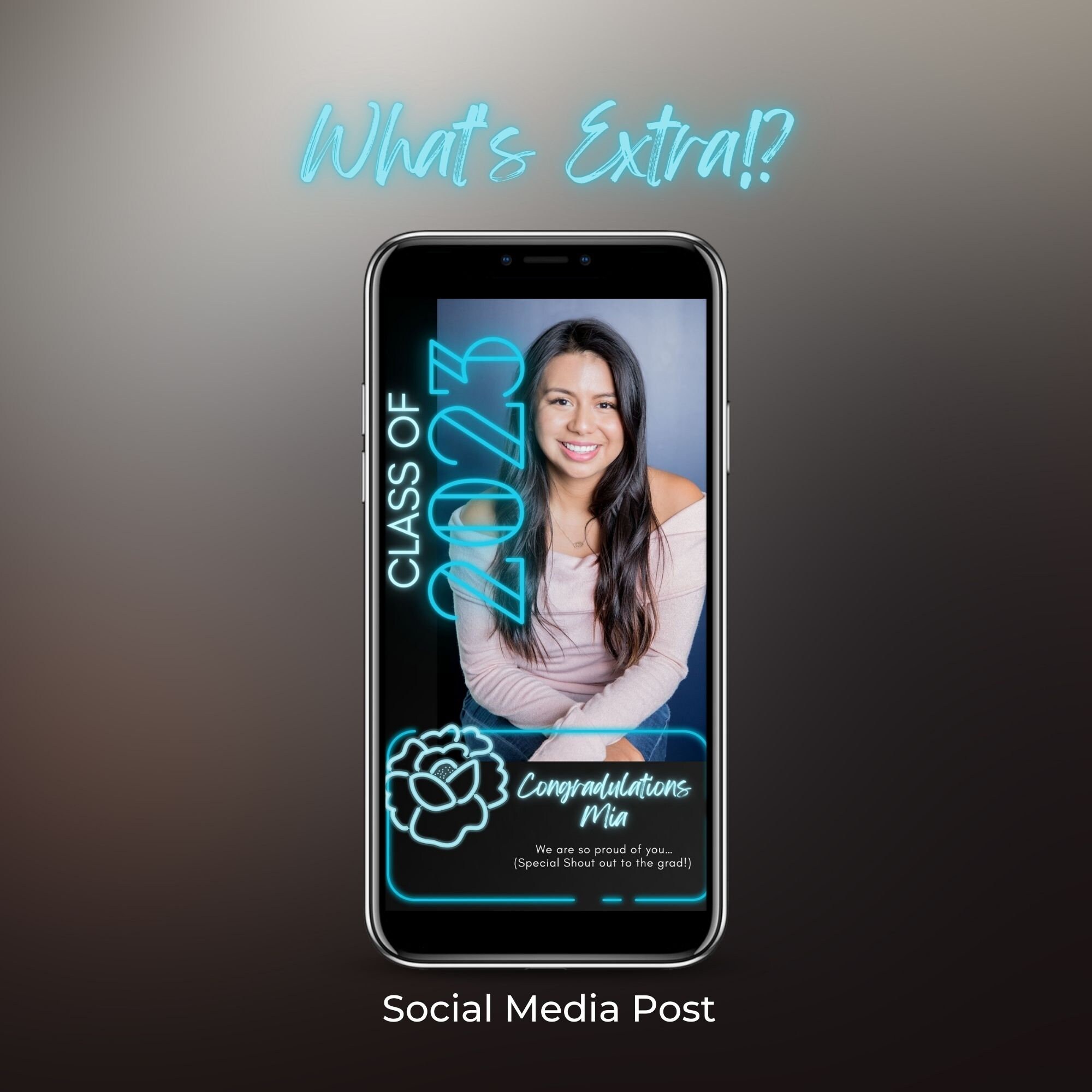 Graduation Party Invitation 2023, Animated Invite, Digital Canva Design ...