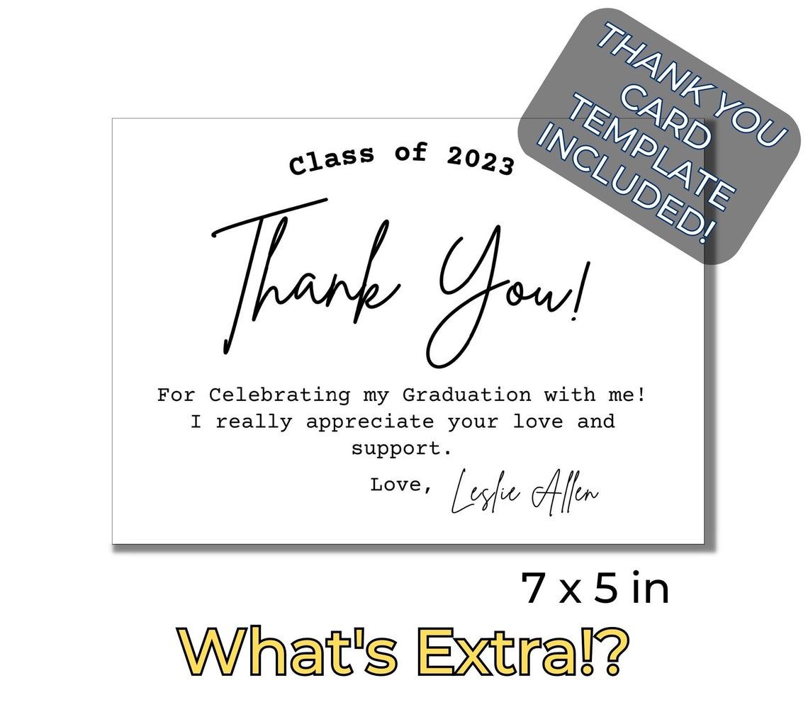 Graduation Party Invitation 2023, Digital Canva Design Template ...