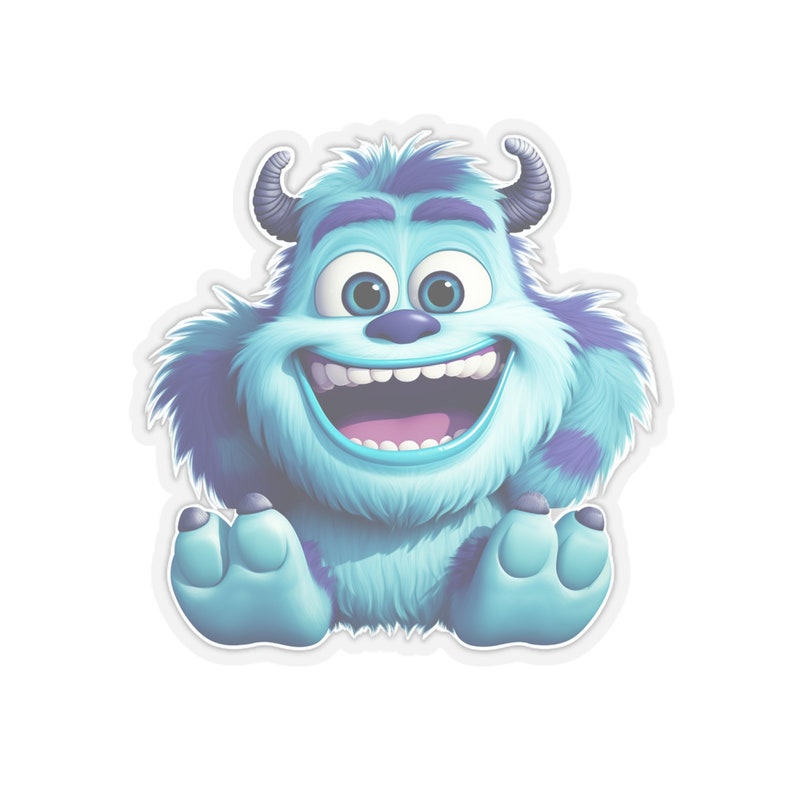 Cute Cartoon Sulley Sticker - Etsy