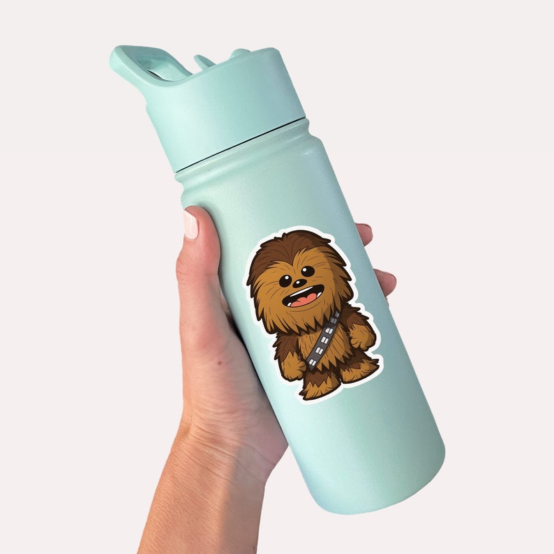 Cute Cartoon Chewbacca Sticker - Etsy